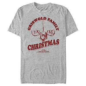 Warner Bros Men's T-Shirt, ATH HTR, Large