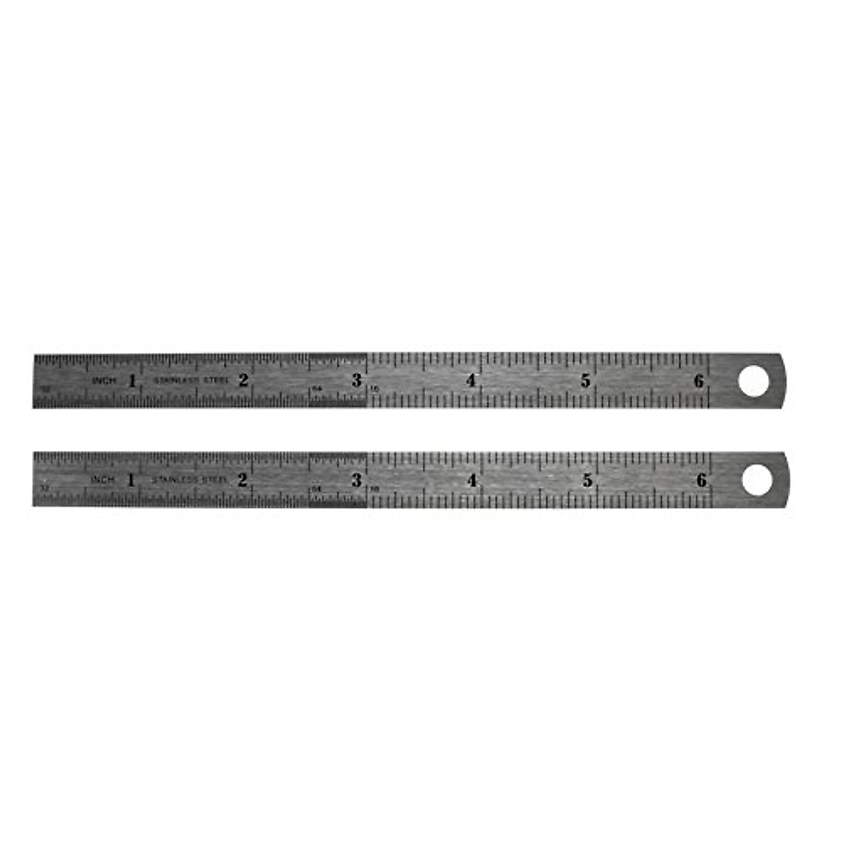 SE 6” Double-Sided Rulers in Both SAE/Metric (2-Pack) - 9266SRP