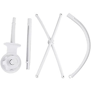 Crib Mobile Arm 26.77 Inch Baby Crib Mobile, Mobile Arm for Crib, ABS Plastic Infant Music Box Holder Arm Bracket for Bed Holder or Baby Bed Toy Decoration Holder,White
