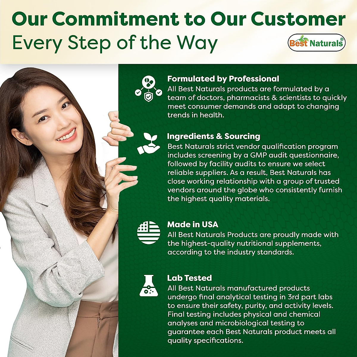 Best Naturals NAC - N Acetyl Cysteine 600 mg 250 Capsules - n Acetyl cysteine - Powerful antioxidant