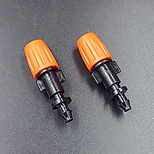 MOIAK 50 Pcs Garden Irrigation Micro Flow Dripper,Sprinklers Emitter System Adjustable Micro Drip Head for Watering System(50Pcs) (15554869582755)