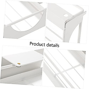 CHILDWEET Pull Drawer Cabinet The Bathroom Basket for Steel Organizer Heavy Sliding Slide Under Clo Kitchen Sink Shelf Storage Home Duty Out White Rack Metal Organizers Pantry Shelves