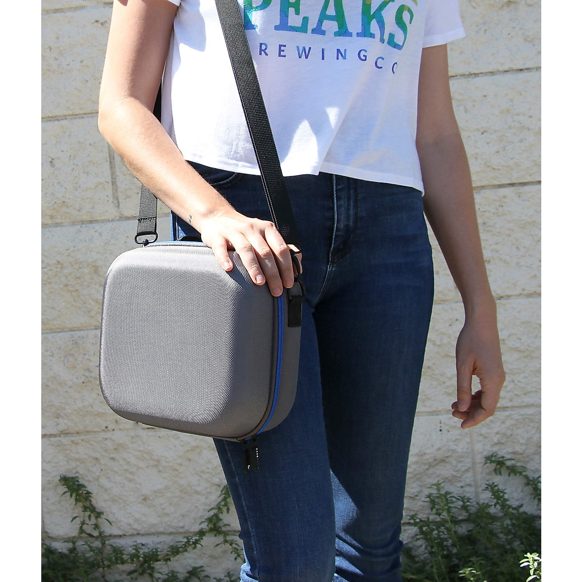 CASEMATIX Travel Case Compatible with Sega Genesis Mini and Select Accessories - Includes Shoulder Strap and Case Only