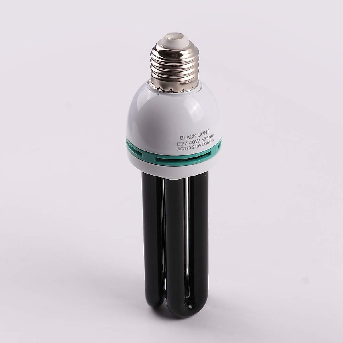 UV Black Light E27 220V 365nm Chicken Raising Fish Ponds Trap Light Breeding Light UV Black Bulb (Black Bulb 40W)