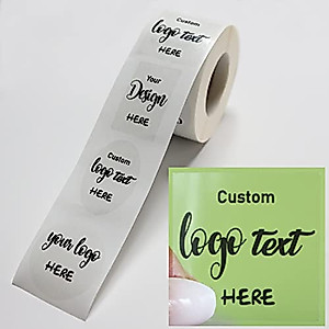Custom Your Own Transparent Waterproof Sticker Personalized Decals Text Name Image Photo Clear Labels Stickers 100 Or 200 Pack