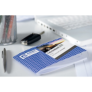 Avery Zweckform 222 Car Ride Book (A6 Landscape Format 40 Sheets – White 2 Items