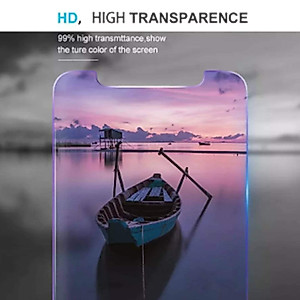 for iPhone 13 Mini, Anti Blue Light [Eye Protection] Tempered Glass Screen Protector, ZenHoo