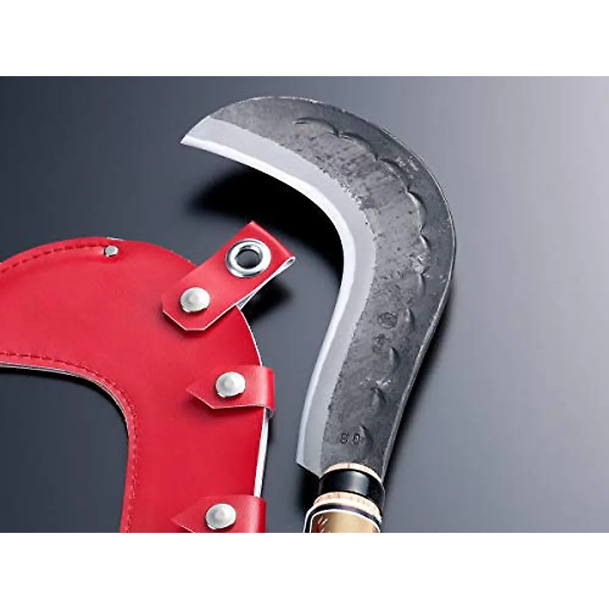 OJIKA" Billhook Double-Edged Aogami Steel Blade Forestry Japan Tools 16.9inch