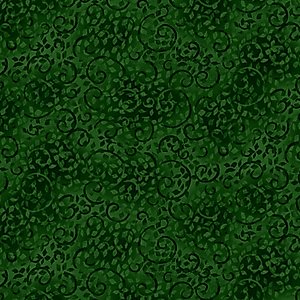 Green Scroll, Flecks, Tonal Green, Accent Fabric, Essentials Basic, Wilmington Prints, 26035-797, by The Yard