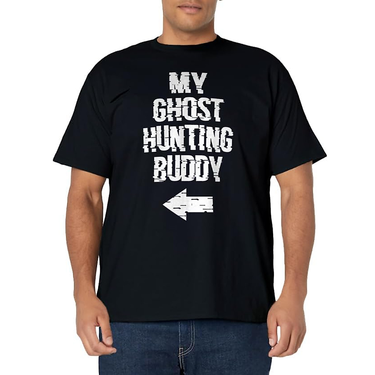 My Ghost Hunting Buddy Ghost Hunt - Left Arrow T-Shirt