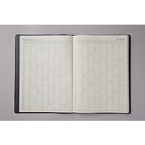 Takahashi Shoten Takahashi Notebook, 2024 B5, Weekly Desk Diary, Black, No.66 (Begins January 2024)