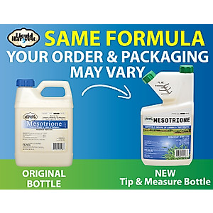 Liquid Harvest Mesotrione - 32oz - Mesotrione Concentrate (Compare to Tenacity) - Pre and Post-Emergent Weed Killer for Lawn and Turf Grasses