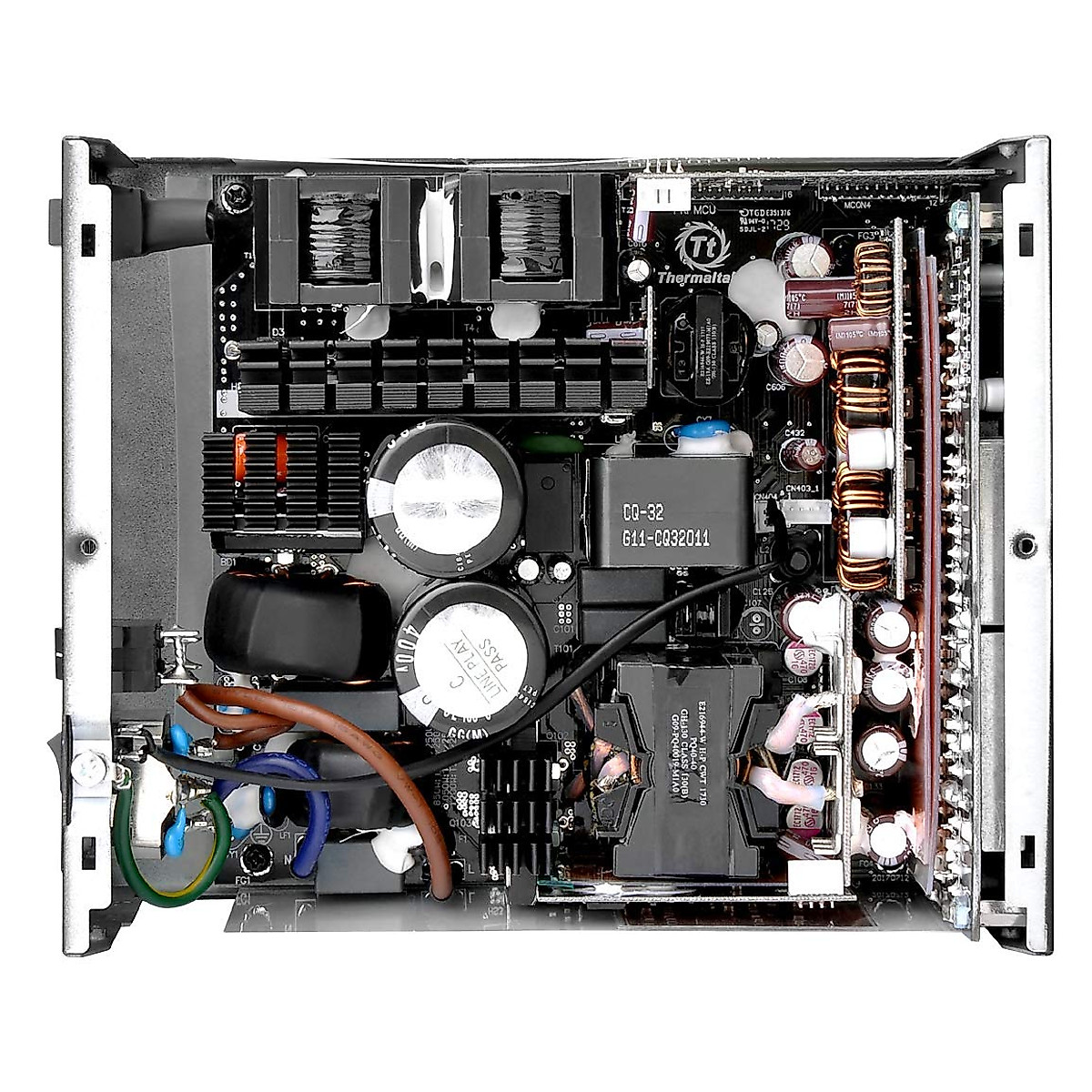 Thermaltake Toughpower Grand RGB 1200W 80+ Platinum Smart Zero RGB Fan, SLI/CrossFire Ready Continuous Power, Full Modular ATX 12V 2.4/EPS 12V 2.92 Power Supply 10 Year Warranty PS-TPG-1200F1FAPU-1