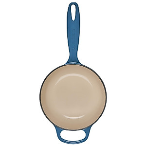 Le Creuset Enameled Cast Iron Signature Saucepan, 1.75 qt., Deep Teal