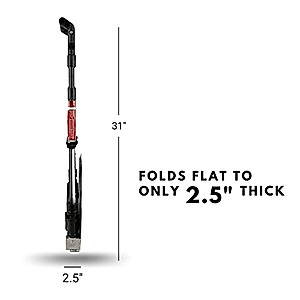 Olympia Tools 150 Lb Folding Hand Truck and Dolly with Telescoping Handle and Bungee Cord for Moving