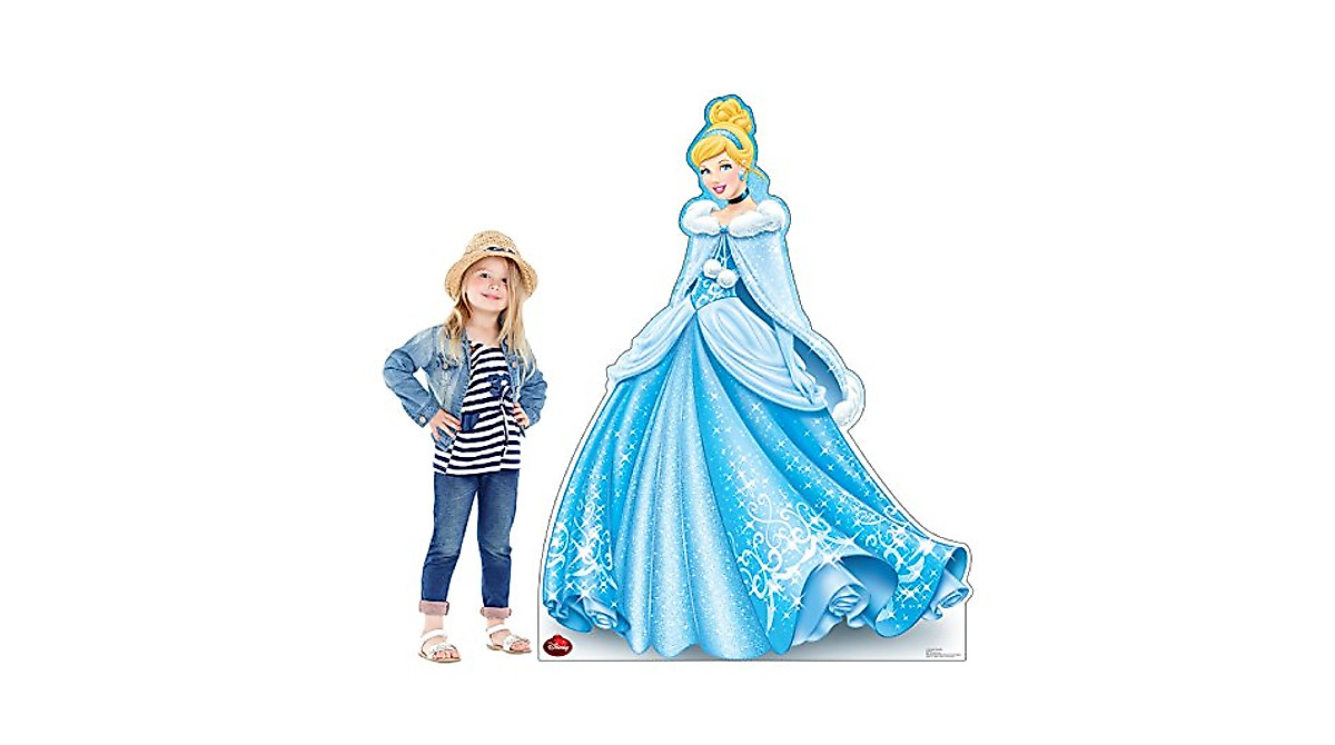 Disney Holiday Cinderella Cardboard Standup - Life Size & Festive