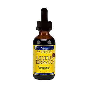 Rx Vitamins Chicken Flavor Liquid Hepato for Pets, 4 fl. oz./One Size