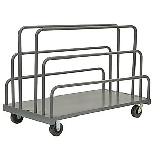 Durham 14 Gauge Steel Adjustable Panel Moving Truck, APT-2436-95, Gray