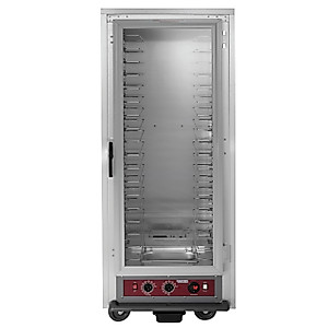 Kratos Premium Full Size Universal Insulated Commercial Holding and Proofing Cabinet, Holds Sheet Pans and Food Pans, Clear Door, 120V, 2000W (28W-235)