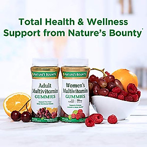 Nature's Bounty Adult Multivitamin, Vitamin Supplement, Daily Nutritional Needs, Fruit Flavor, 75 Count