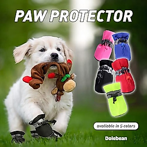 Dog Shoes for Small Medium Dogs and Puppy Paw Protectors Booties Dog Shoes for Hot Pavement Boots Anti-Slip red-3