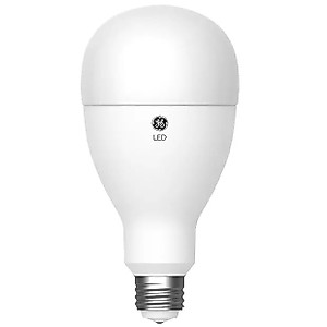 Plump GE Ultra Bright LED 3-Way Light Bulb, 75/150/250 watt Replacement, Soft White, 1100/2310/3900 lumens, exceptionally Bright, Portly LED A23, Frost Finish