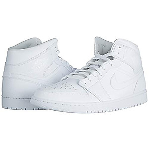 Nike Men's High-Top Sneakers, White White White, 10.5