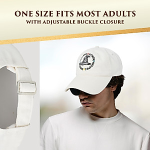 Concept One Harry Potter Dad Hat, Adjustable Hogwarts Baseball Cap, Silver/White