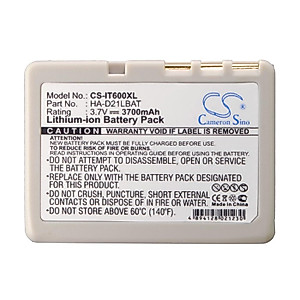 VINTRONS 3700mAh Replacement Battery for CASIO HA-D21LBAT