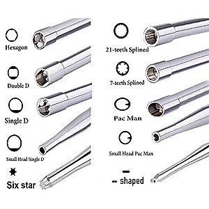 10 Pcs Carburetor Adjustment Tool Screwdriver Kit for Common 2 Cycle Carburator Adjusting Small Engine Carb Tune up Adjusting Tool - Carb Tool Kit, Carburetor Adjuster Tool