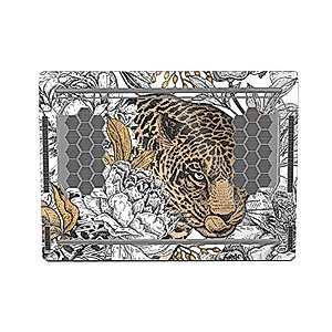 MightySkins Glossy Glitter Skin Compatible With Alienware X17 R2 (2022) Full Wrap Kit - Bronzed Leopard | Protective Durable High-Gloss Glitter Finish | Easy To Apply & Change Styles | Made in the USA