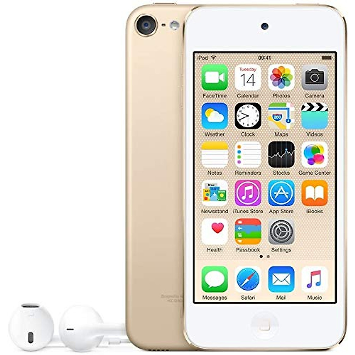 Apple iPod touch 64GB WiFi MP3 Player 6th Generation - Gold (Renewed)