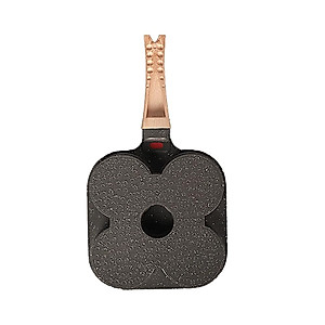 Generic Juvenixs Egg Frying Pan, 4-Cup Egg Pan Nonstick, Fried Egg Pan Skillet for Breakfast, Pancake, Hamburger, Sandwiches, Suitable for Gas Stove & Induction Cookware, Regular, Black