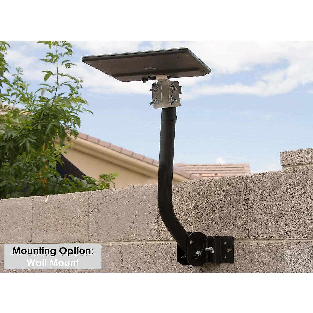 Channel Master Universal Antenna - Sturdy Steel Adjustable Mount for Secure TV Antenna Installation, 1.5" Pole Diameter, Extends from 24"- 44", Weather-Resistant, 7" Wall Clearance