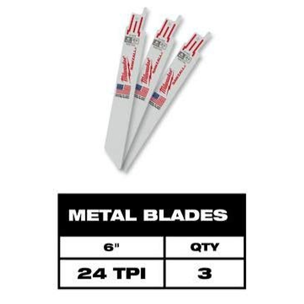 Milwaukee 49-22-1110 U 10 pc Sawzall Blade Kit with Case + 10 Free Blades