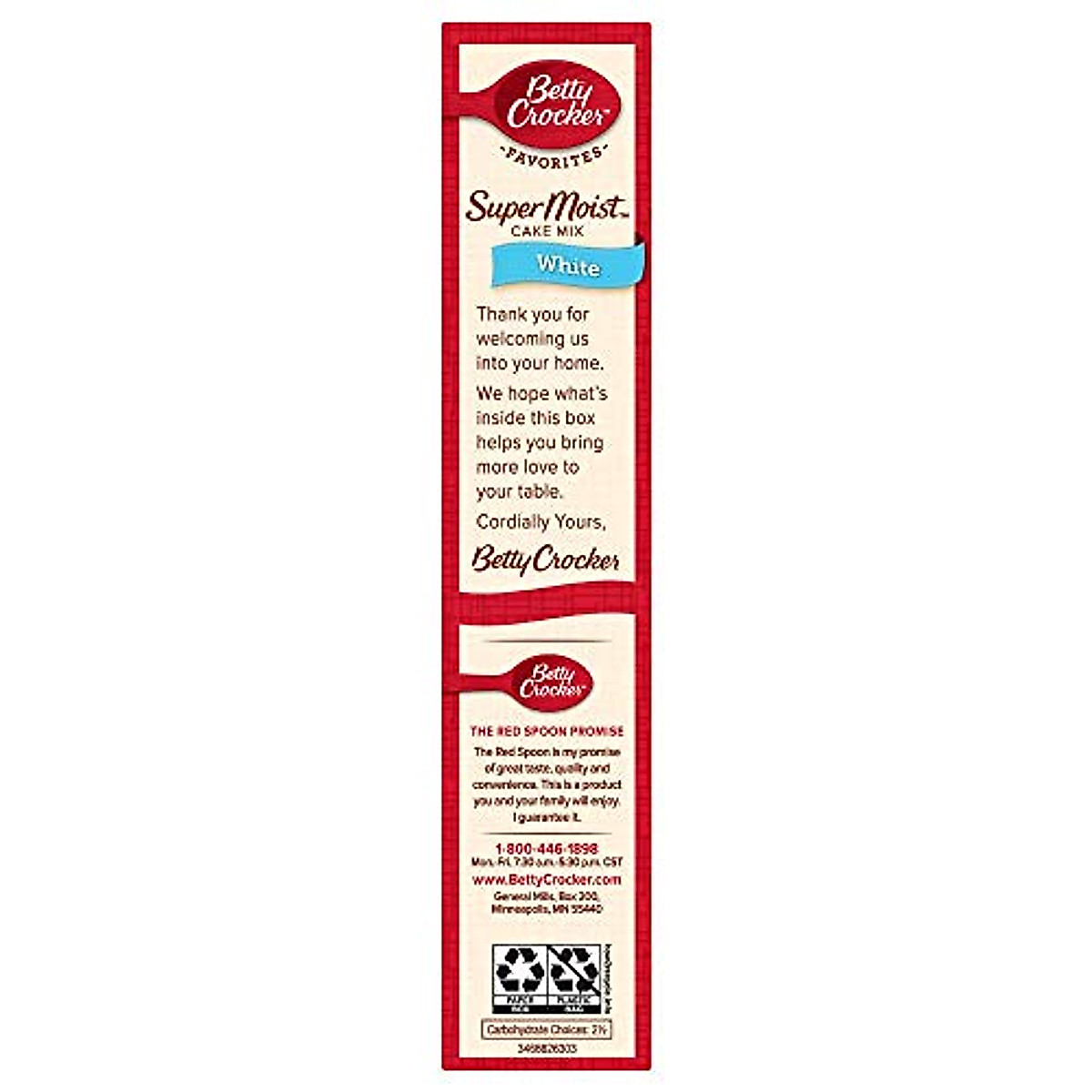 Betty Crocker White Cake Mix | Vanilla Frosting | 1 - I AM CAPABLE MAGNET.