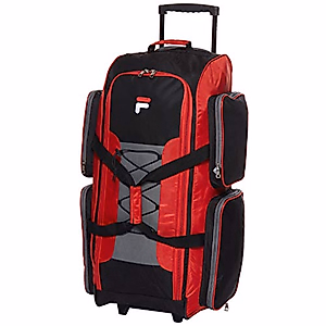 Fila 32" Large Lightweight Rolling, RED, One Size
