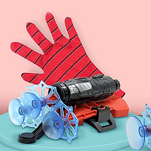 Kids Superhero LED Mask - Superhero Toys and Mask 4-10 Year Old Boy Superhero Gifts (Red-B)