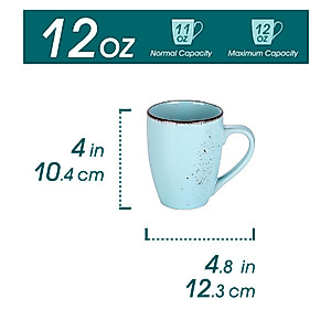 Snoopy Coffee Mugs, Ceramic, High-Capacity, Coffee Mug, Water Cup Set with Lid and Spoon, Gift for Festivals(Blue) (Pink)