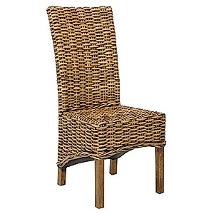 Safavieh Home Collection Isla Brown Dining Chair (Set of 2)