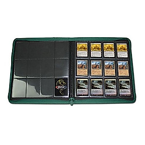 BCW Z-Folio LX Zipper Portfolio Teal 12 Pocket Playset Album