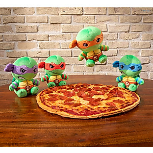 Club Mocchi-Mocchi- Teenage Mutant Ninja Turtles Plush - TMNT Leonardo Plushie - Ninja Turtle Stuffed Animal Toys and Room Decor - Plush Collectible TMNT Figures - 6 inch