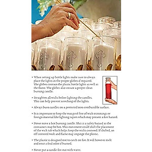 Root Candles Prayer Candles Clear Glass Devotional 7-Day Prayer Candle, 1-Count, Come Let Us Adore Him