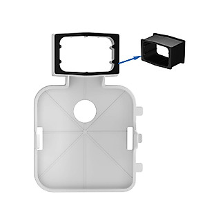 Outlet Wall Mount for Blink Sync Module 2,Simple Mount Bracket Holder for All-New Blink Outdoor and All-New Blink Indoor Home Security Camera with Easy Mount Short Cable（White,1pack）