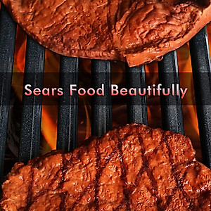 Hisencn Grill Replacement Parts for Charbroil Advantage Series 4 Burner 463433016, 463235815, 466235816, 466240115, 46643301 Gas Grills, Stainless Pipe Burner, Heat Plate Tent Shield and Cooking Grate