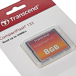 Transcend 8GB CompactFlash Memory Card 133x (TS8GCF133)