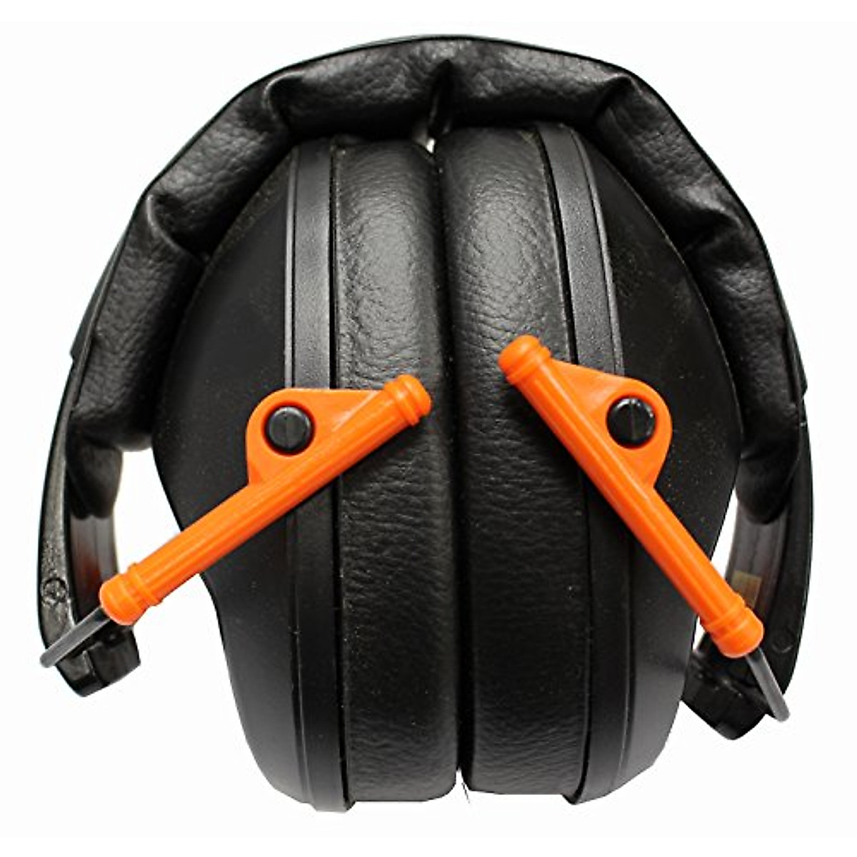 Walker's Passive Folding Muff, Black and Orange