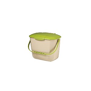 Nova Products 8 litres / 2 Gallons- Kitchen Organic Food Waste Collection Compost Bin (Beige/Avocado) (DAL-21)