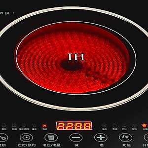 1200W+1400W Double Induction Cooktop, Portable Electric Induction Cooker and Ceramic-Cooker, Commercial Induction Cooktop, Hot Plate Countertop Burner, Electric Hot Plate with Sensor Touch
