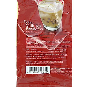 Greenmax Boba Milk Tea Powder, Black Tea, 24.5 Ounce